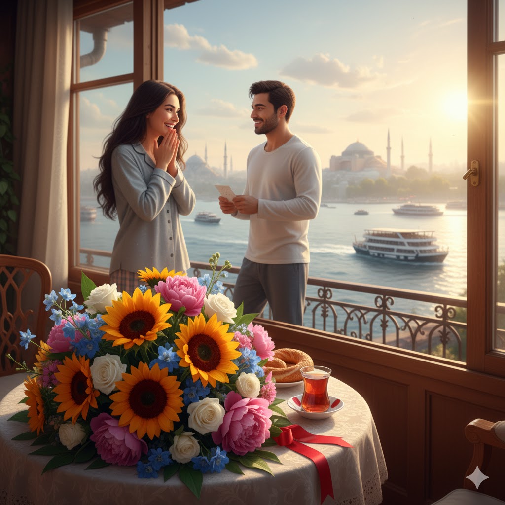 Morning Surprises: How a Bouquet Can Make Someone’s Day in Istanbul ...